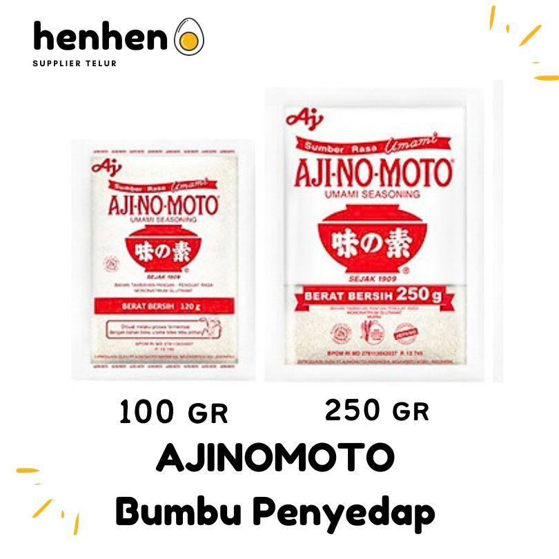 Jual AJINOMOTO PENYEDAP RASA 100 GRAM/ 250 GRAM | Shopee Indonesia