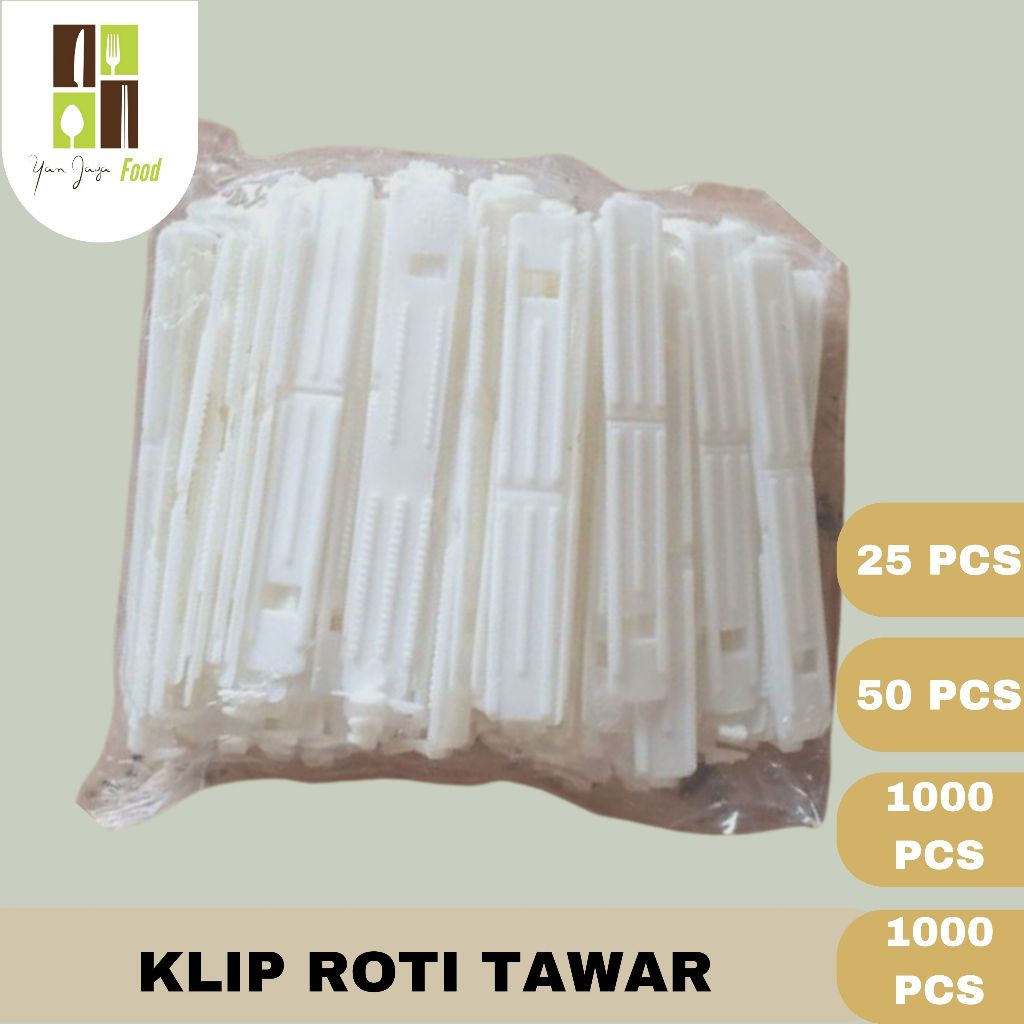 Jual Klip Roti Tawar / Snack / Clipper / Plastik / Penjepit / 8 cm ...