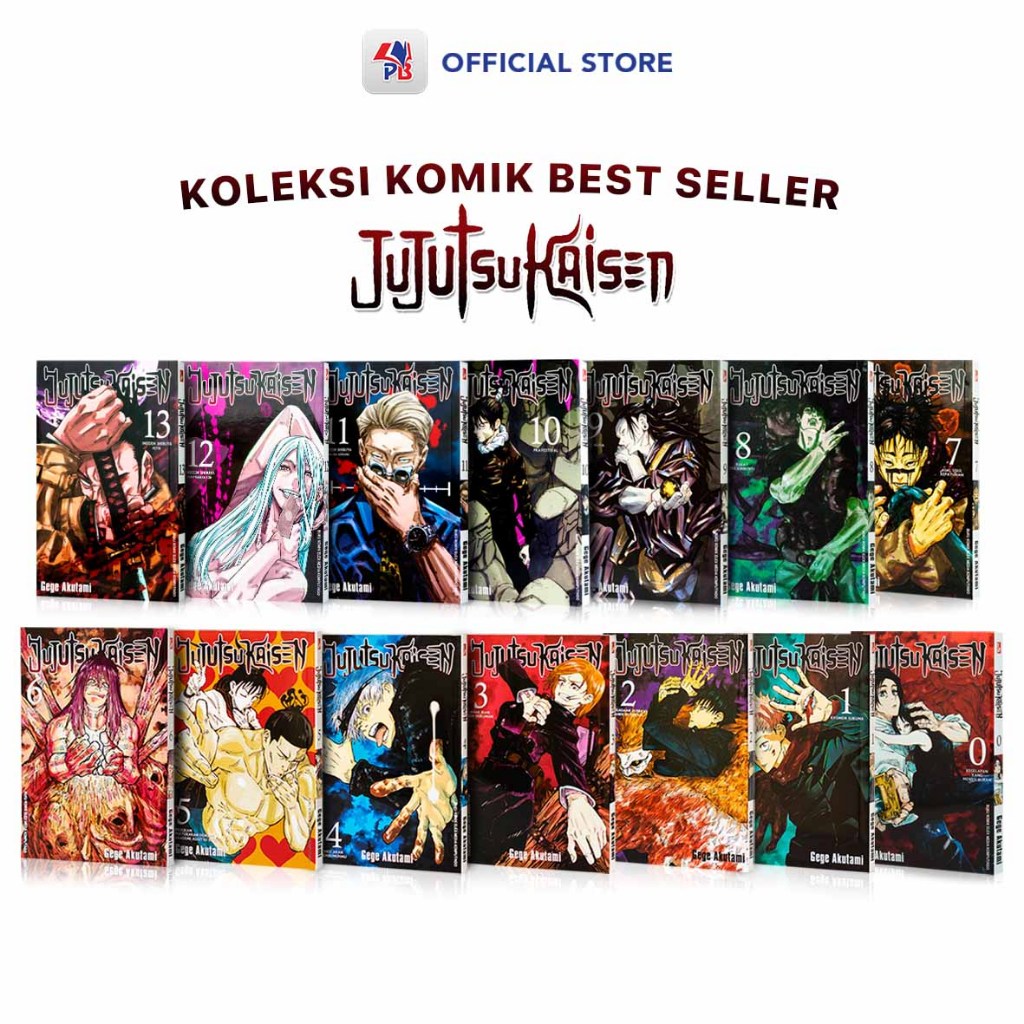 Jual Buku Komik Jujutsu Kaisen Volume 0 Sampai 13 Per Satuan Volume ...