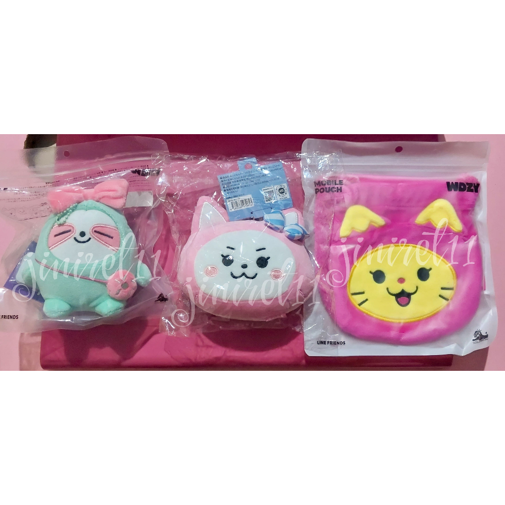 Jual WDZY itzy official merch mobile doll stand Lya, Eco bag Cabbit ...