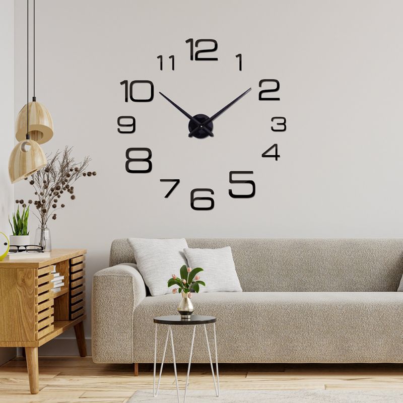 Jual Hiasan dinding jam dinding Jumbo taffware Jam diy Jam dinding unik ...