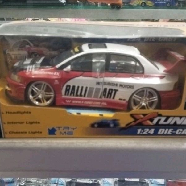 Jual Kentoys 1:24 Diecast Mitsubishi Lancer Evo 9 Ralliart MODIF ...