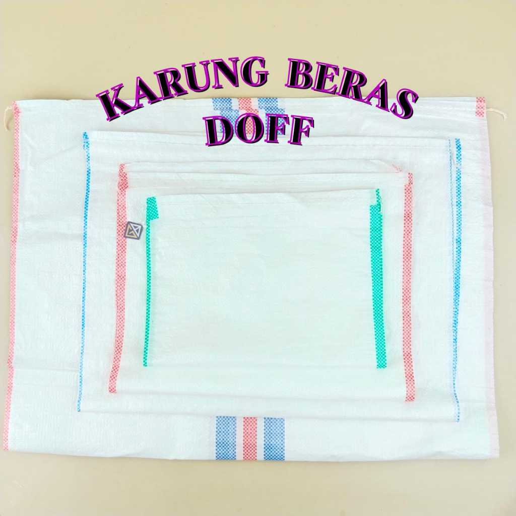 Jual Karung Plastik Beras Putih Doff Serbaguna Ukuran 10kg, 25kg, 50kg ...
