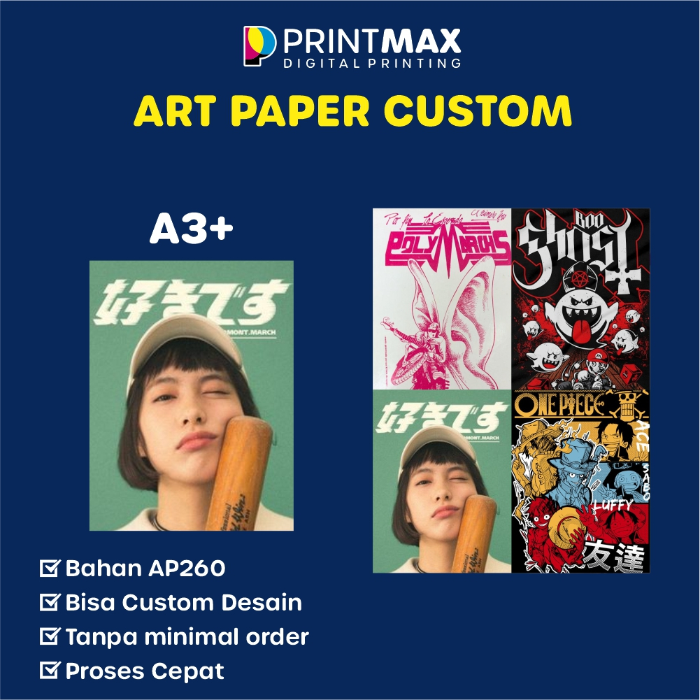 Jual Cetak Artpaper Satuan Murah A3+ Ketebalan 150g, 260g, 310g | Shopee Indonesia