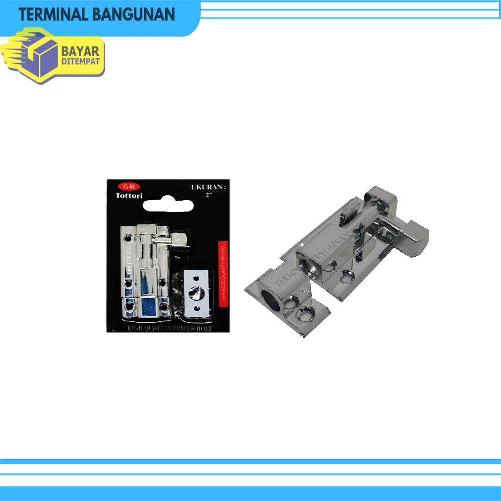 Jual Grendel Balok Tottori 2 inch Grendel Pintu | Shopee Indonesia