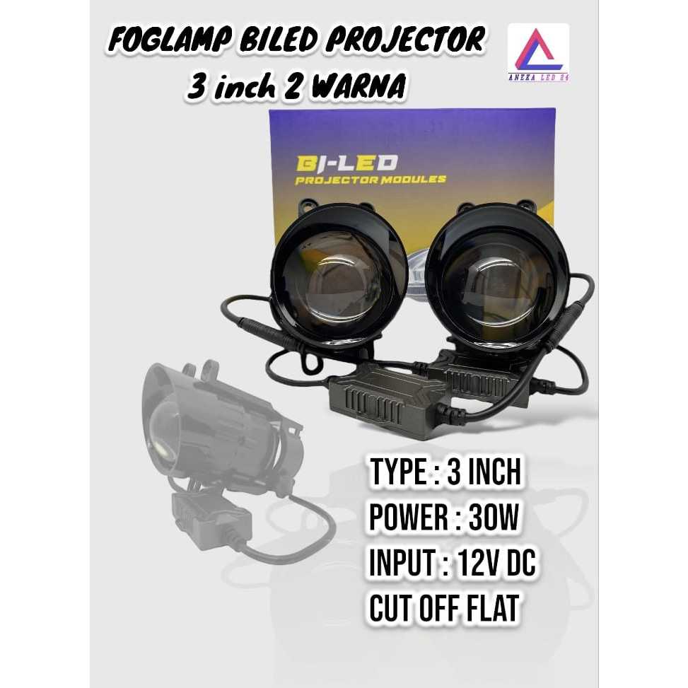 Jual LAMPU FOGLAMP BILED | BILED PROJECTOR | PROJIE FOGLAMP BLUE LENS ...