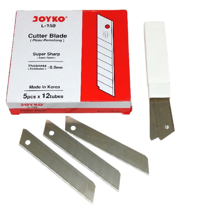 Jual Isi Cutter Joyko L-150 (BESAR) / Refill Cutter / 1 Tube isi 5 ...