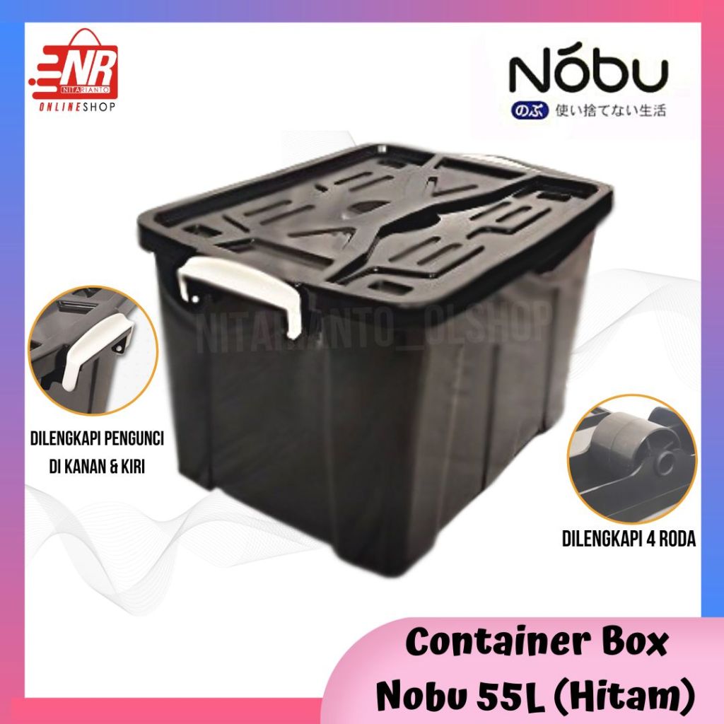 Jual Box Container Nobu 55 Liter - Container Box Plastik - Box Plastik ...