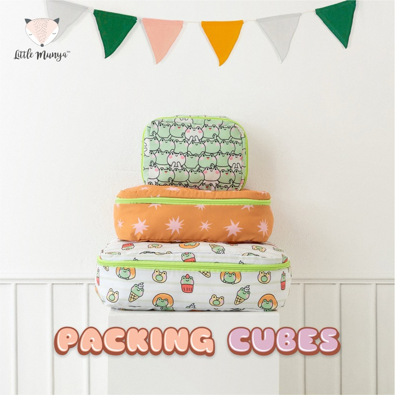 Jual Little Munya Packing Cubes Tas Penyimpanan Baju Travel Organizer ...