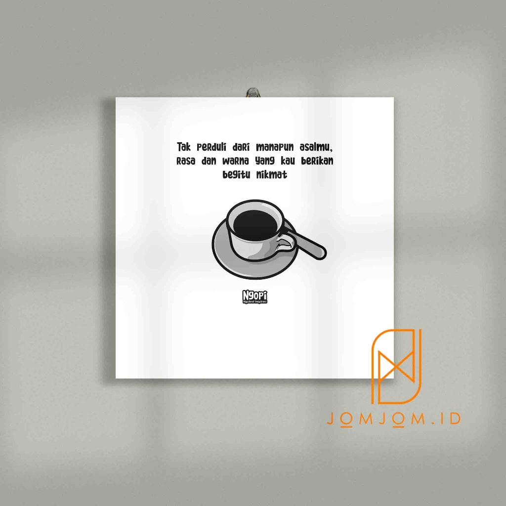 Jual POSTER KAYU KATA KATA KARTUN LUCU / HIASAN DINDING KATA KATA ...