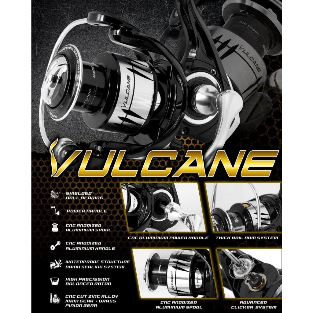 Jual reel daido vulcane ( power handle ) | Shopee Indonesia