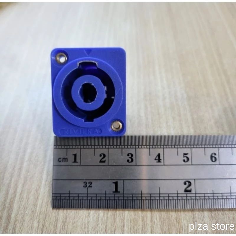 Jual Soket speakon Riviera Biru socket spikon Riviera RV4MP socket ...