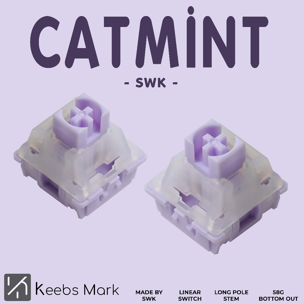 Jual SWK Catmint Linear Switch Mechanical Keyboard | Shopee Indonesia