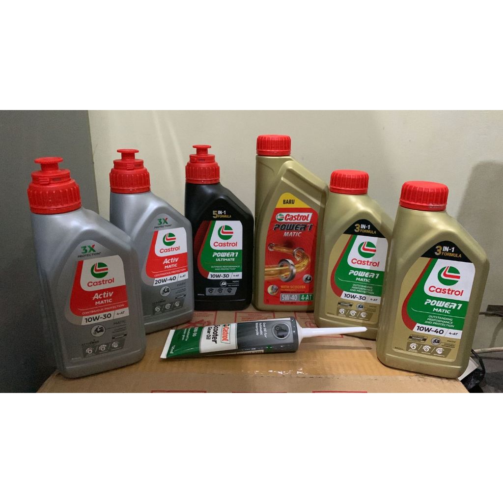 Jual Castrol Scooter Matic Series Varian isi 800ML & 1 Liter , Castrol ...