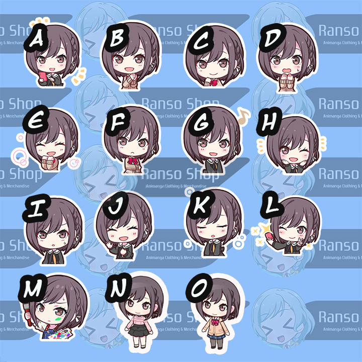 Jual Sticker Project Sekai Ena Chibi | Stiker Vinyl Satuan Shinonome ...