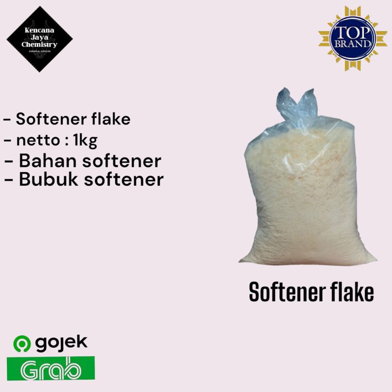 Jual Softener flake/Bahan baku softener/Pelembut pakaian 1kg | Shopee ...