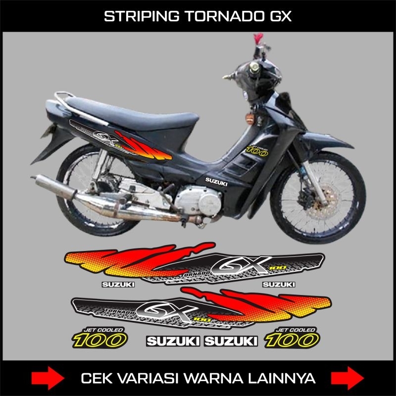 Jual Striping Suzuki Tornado GX 100 Tahun 1997 Sampai 2004 / Sticker ...