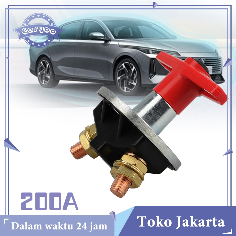 Jual Engine Cut Off 200A Car Boat Truck Battery Cut Off Switch | Shopee ...