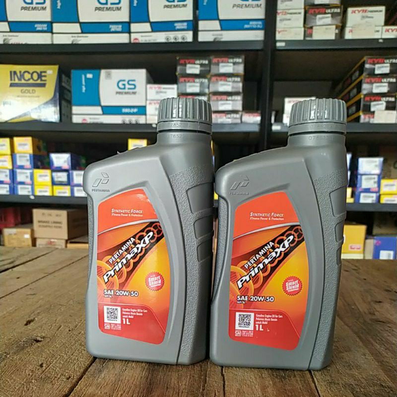 Jual Oli Mesin Bensin Pertamina Prima XP 1 Liter 20W-50 | Shopee Indonesia