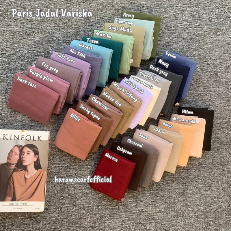 Jual PARIS JADUL VARISHA//HIJAB PARIS JADUL VARISHA ORIGINAL// PARIS ...