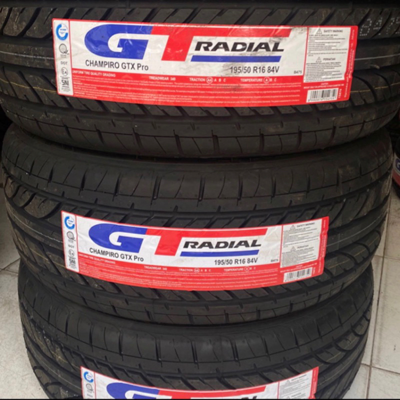 Jual Ban Mobil GT Radial CHAMPIRO GTX PRO 195/50 R16 Sienta Yaris | Shopee Indonesia