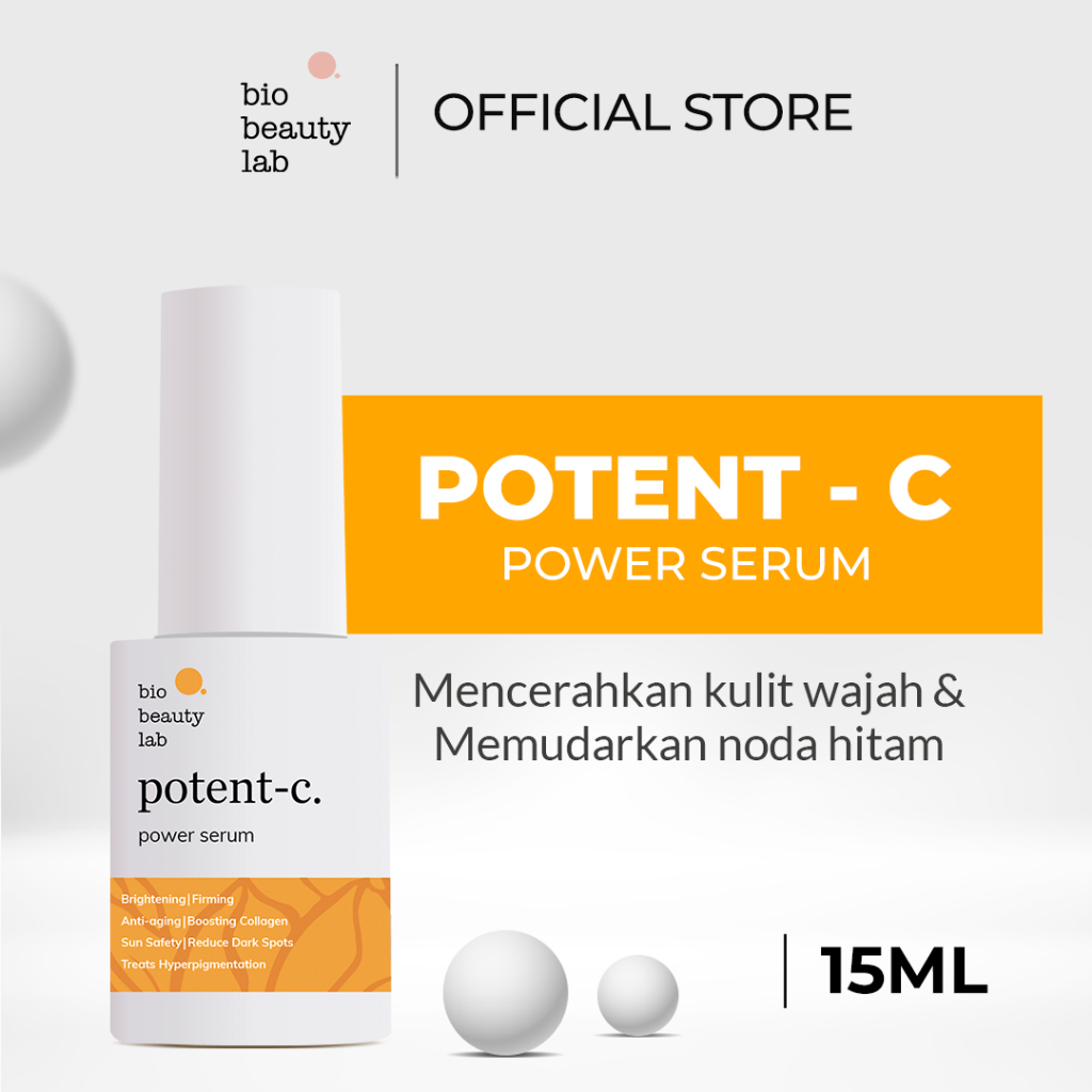 Jual Bio Beauty Lab Potent-C Power Serum 15ml / Serum Vitamin C THD Ascorbate | Shopee Indonesia