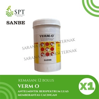 Jual VERM O SANBE 12 BOLUS OBAT CACING SAPI KAMBING DOMBA ANJING ...