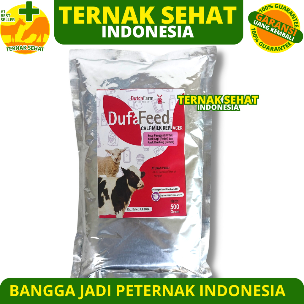Jual SUSU DUFA FEED 500 GRAM - Dufafeed Susu Pengganti Induk Sapi Kambing Domba Anti Mencret ...