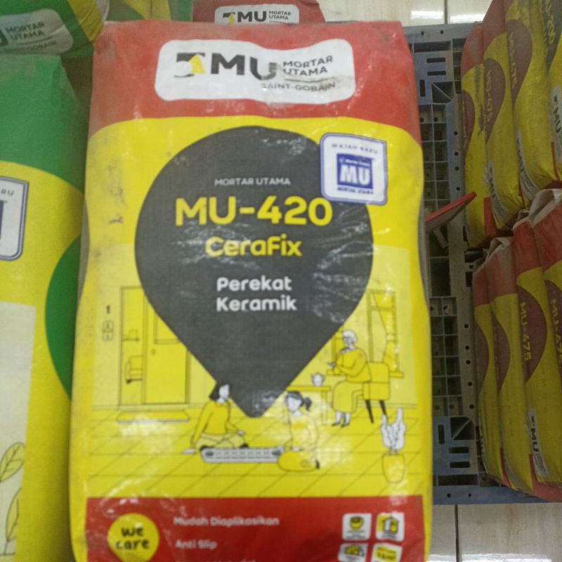 Jual MU 420 Semen Perekat Keramik Instan 25 Kg | Shopee Indonesia