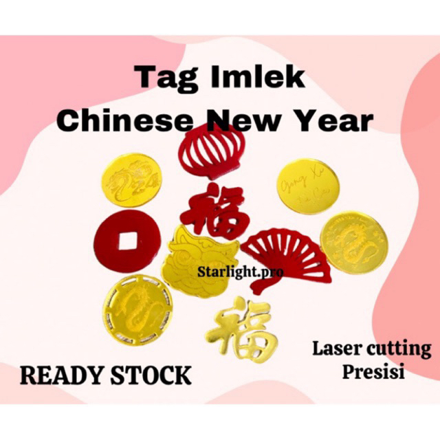 Jual Hang Tag Akrilik Imlek / Hampers Tag Mirror Acrylic / Hangtag ... Jual Hang Tag Akrilik Imlek / Hampers Tag Mirror Acrylic / Hangtag ...