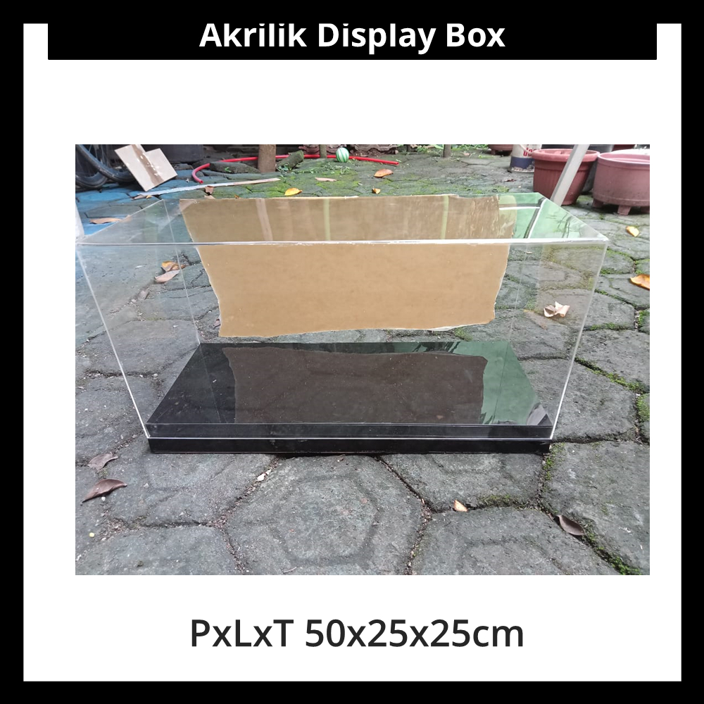 Jual Akrilik Display Box PxLxT 50x25x25cm | Shopee Indonesia