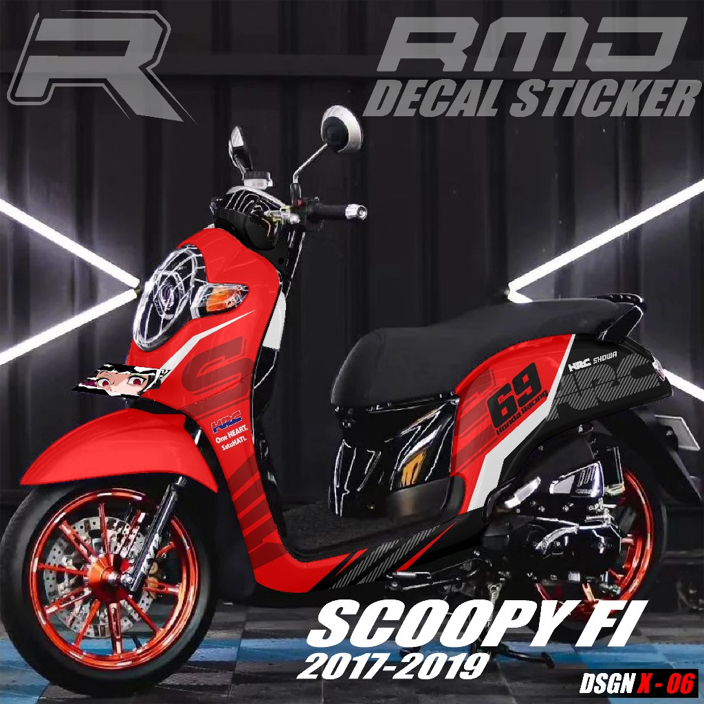 Jual Decal Scoopy full body Sticker Full Blok Decal Stiker Variasi ...