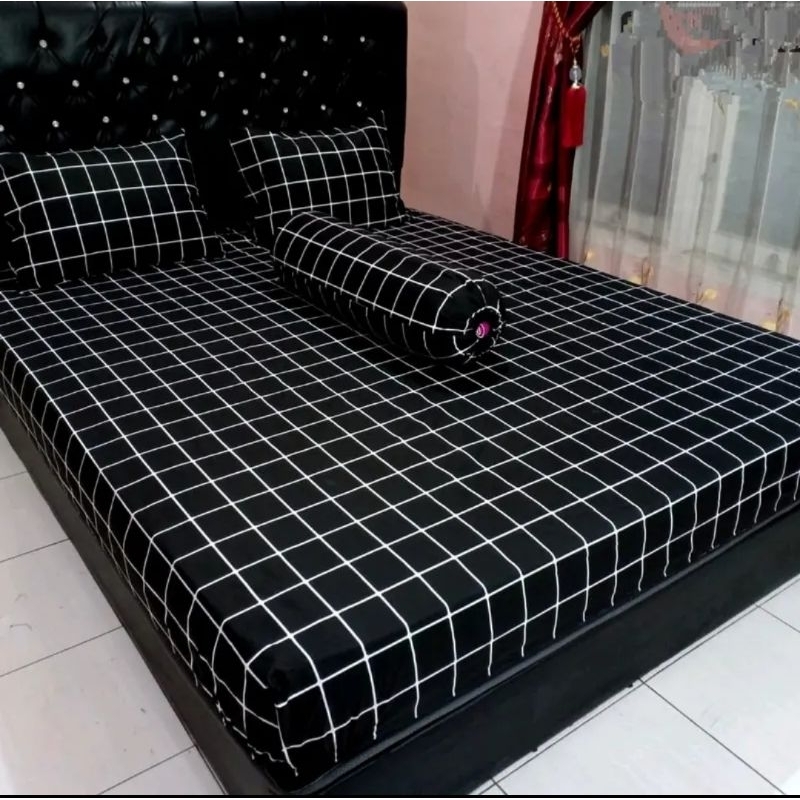 Jual sprei kotak kotak | sprei kotak | sprei homemade | sprei kotak ...