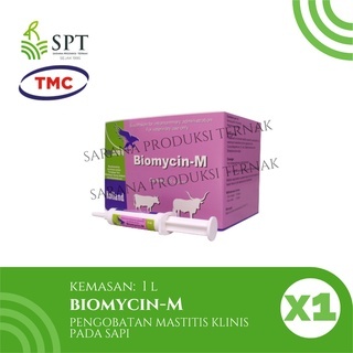 Jual BIOMYCIN-M 5 ML PENGOBATAN MASTITIS KLINIS PADA SAPI LAKTASI ...