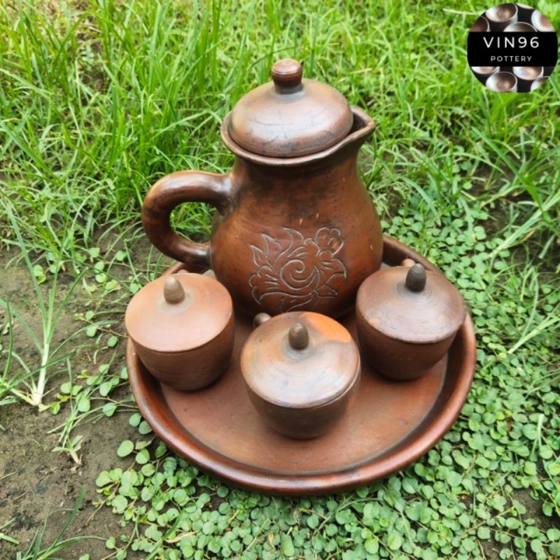 Jual Set poci 1,5 Liter gerabah tanah liat | Shopee Indonesia