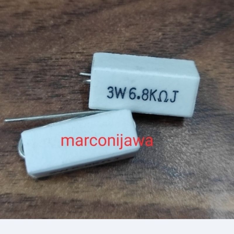Jual Resistor 3w 6k8 | Shopee Indonesia