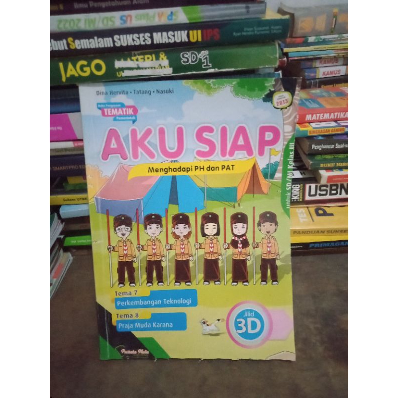 Jual buku tematik terpadu kelas 3 sd/mi aku siap jilid 3d kurikulum 2013 | Shopee Indonesia
