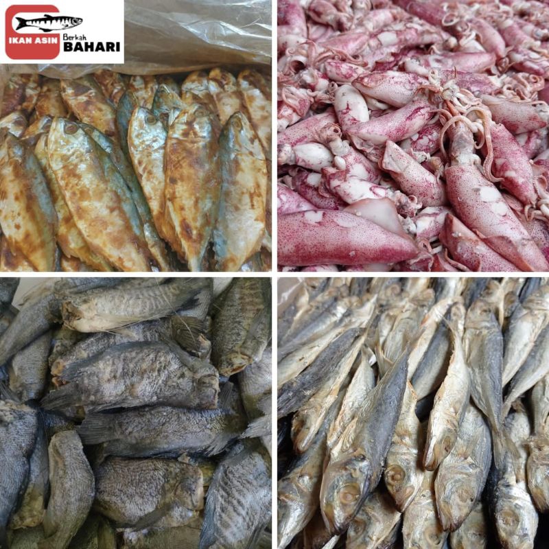 Jual ikan asin serba 5000 goceng. aneka ikan asin murah fresh | Shopee ...