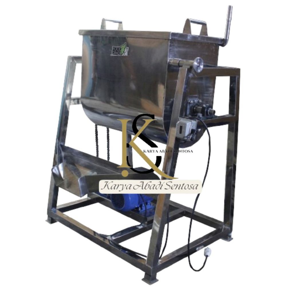Jual Mesin Ribbon Mixer Besar - Mesin Mixing Adonan Kapasitas 20 kg ...