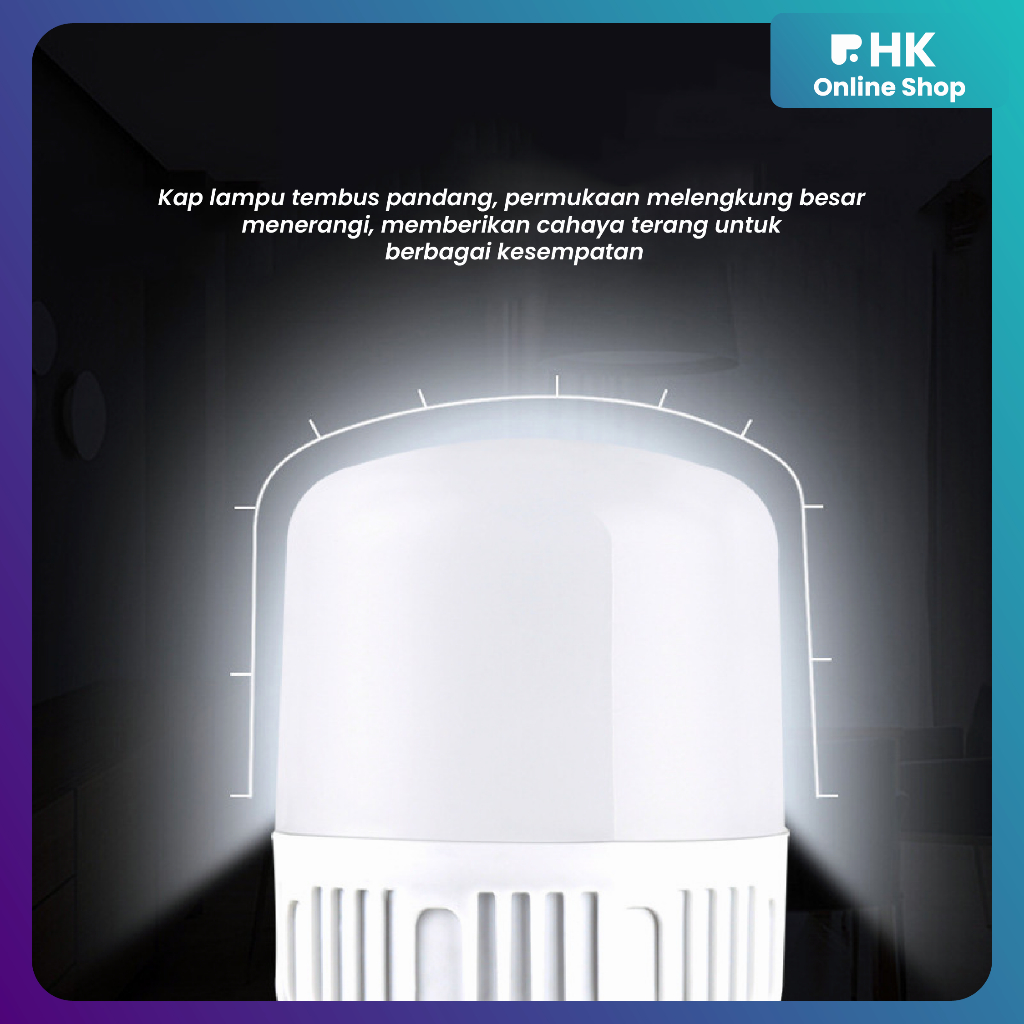 Jual HK-Lampu Led kamar Jumbo / Bohlam LED Kapsul 5w/10w/15w/20w/30w/50w lampu LED Hemat Energi ...