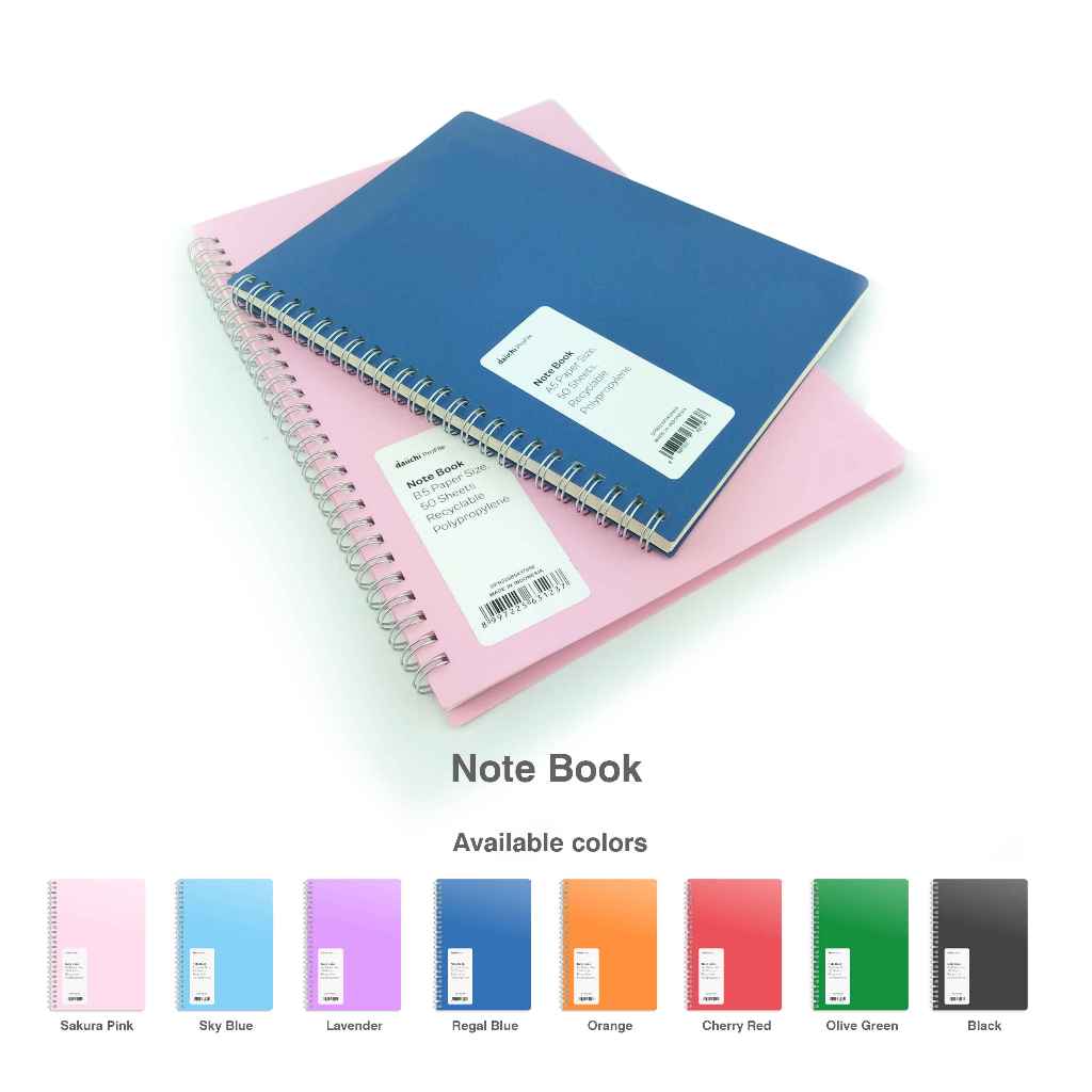 Jual Daiichi - Notebook Buku Tulis Buku Catatan Buku Spiral Ukuran A5 ...