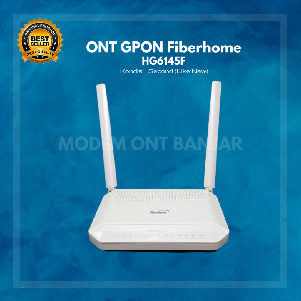 Jual Modem ONT GPON Fiberhome HG6145F | HG6145D2 Dual Band Original ...