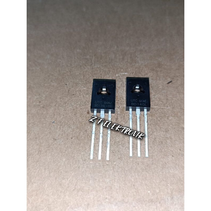 Jual TRANSISTOR BD139 UTC BD140 UTC. 1SET | Shopee Indonesia