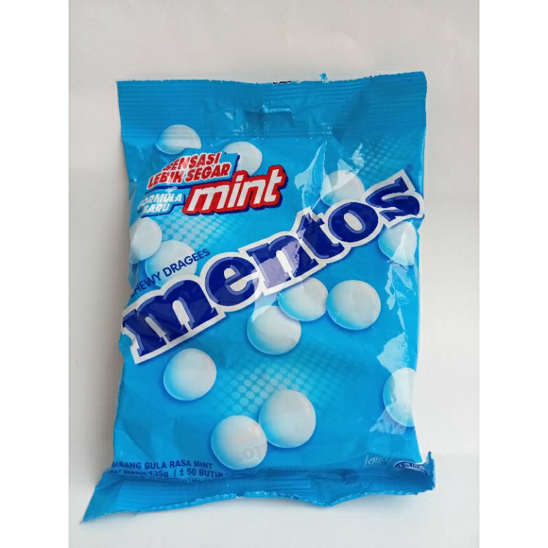 Jual PERMEN MENTOS MINT / SATU PACK ISI 50 BUTIR (135g) | Shopee Indonesia