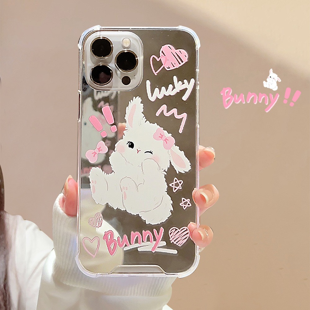 Jual Casing HP iphone 15 Promax 12 Kelinci Grafiti Lucu Iphone 13 ...