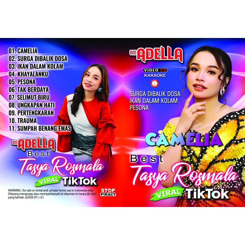 Jual KASET VCD DVD KARAOKE OM.ADELLA BEST TASYA CAMELIA | Shopee Indonesia