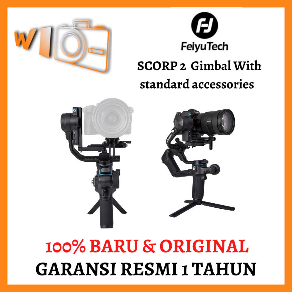 Jual Feiyu Scorp 2 STANDARD DSLR Mirrorless Camera Stabilizer with AI Track | Shopee Indonesia