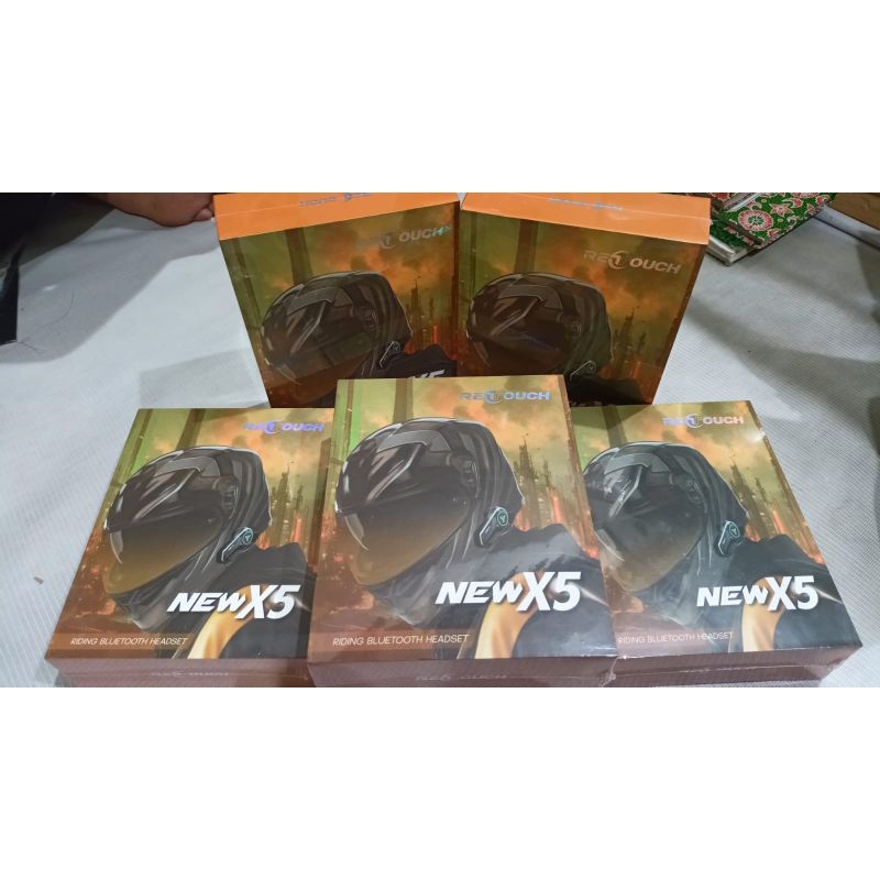 Jual Intercom Helm - Headset Bluetooth Retouch X5 New | Shopee Indonesia