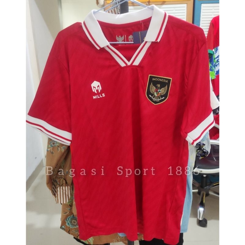 Jual Jersey Baju Bola Timnas Negara Indonesia INA U-19 U-23 Merah Home ...