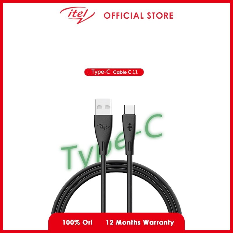 Jual Itel ICD-C11 Cable For Type-C usb Kabel Casan Kepanjangan 1M Fast ...
